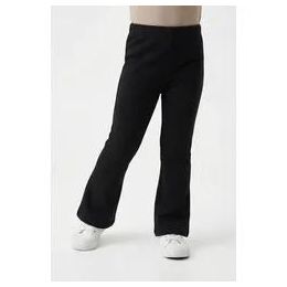 Leggings s.Oliver JUNIOR, M&auml;dchen, Gr. 170/176, N-Gr, schwarz, Web, Obermaterial: 72% Baumwolle, 23% Polyester, 5% Elasthan, unifarben, regular fit kn&ouml;chellang, Hosen Leggings, mit elastischem Bund