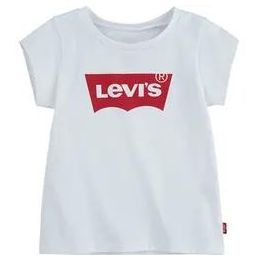 Levi's T-Shirt LEVI'S KIDS "LVG BATWING TEE", M&auml;dchen, Gr. 6/68, rot (rot, wei&szlig;), Jersey, Obermaterial: 60% Baumwolle, 40% Polyester, bedruckt, Basic schmal h&uuml;ftbedeckend, Rundhals, Shirts T-Shirt, mit LEVIS-Print - for BABY GIRLS