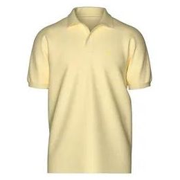 Poloshirt TRIGEMA "TRIGEMA Poloshirt DELUXE Piqu&eacute;", Damen, Gr. S, vanille, Piqu&eacute;, 100% Baumwolle, Basic, lang, ohne Ausschnitt, Shirts