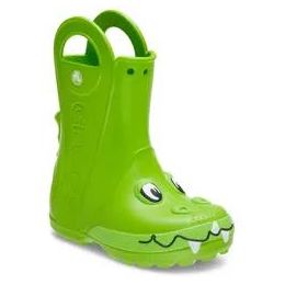 Gummistiefel Crocs "Toddler Handle It Duke Rain Boot", M&auml;dchen, Gr. 27, gr&uuml;n, CrosliteTM, Schuhe Gummistiefel, Regenstiefel, Matschstiefel mit Krokodil-Motiv