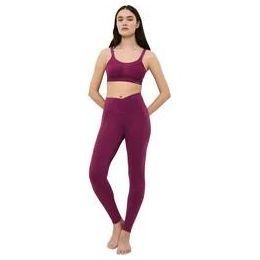 Sporthose triaction by Triumph "Cardio RTW High-Rise Leggings", Damen, Gr. M, N-Gr, schwarz wine, Single Jersey, Obermaterial: 81% Polyamid, 19% Elasthan, eng 7/8-L&auml;nge, Hosen Sporthose, atmungsaktiv