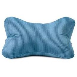 G&ouml;zze Nackenkissen G&Ouml;ZZE "Cord Lesekissen Capri", petrol, B:40cm H:19cm L:25cm, Polyester, Funktionskissen