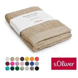 Duschtuch s.Oliver "s.Oliver, Premium Qualit&auml;t, 600 gr/m2, auch als Sets erh&auml;ltlich", beige, B:70cm L:140cm, Walkfrottier, Obermaterial: 100% Baumwolle, Handt&uuml;cher, gro&szlig;e Farbauswahl, auch als Handtuch, Waschhandschuh, G&auml;stetuch