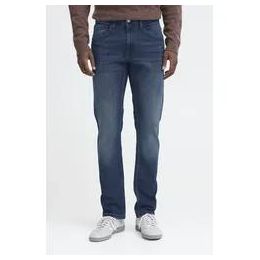 Regular-fit-Jeans Blend "BHTWISTER PP NOOS", Herren, Gr. 33, L&auml;nge 32, blau (denim dunkelblau), Denim/Jeans, Obermaterial: 98% Baumwolle, 2% Elasthan, Abriebeffekte, regular fit kn&ouml;chellang, Jeans