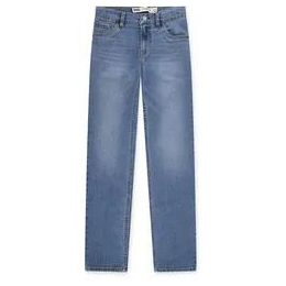 Levi's 5-Pocket-Jeans LEVI'S KIDS "LVB 502 STRONG PERFORMANCE", Kinder, Gr. 16 (176), N-Gr, nineteen no patch, Denim/Jeans, Obermaterial: 69% Baumwolle, 30% Polyester, 1% Elasthan, Jeans 5-Pocket-Jeans, for BOYS