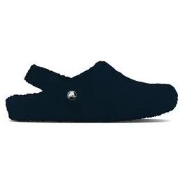 Clog Crocs "Classic Cozzzy Slipper", Damen, Gr. 41, schwarz, CrosliteTM, Textil, Schuhe Clog, Hausschuh, mit kleiner Plateausohle