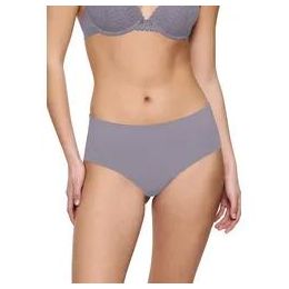 Slip Triumph "Pretty Micro Maxi", Damen, Gr. L, grau (grau shadow), Microfaser, Obermaterial: 61% Polyamid, 39% Elasthan, unifarben, k&ouml;rpernah, Unterhosen Slip, nahtlos