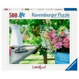 Puzzle Ravensburger "Sommerbunte L&ouml;wenm&auml;ulchen", bunt, Puzzles, KinderB:49cm H:36cm, Pappe, Motiv, Made in Germany, B:49cm H:36cm