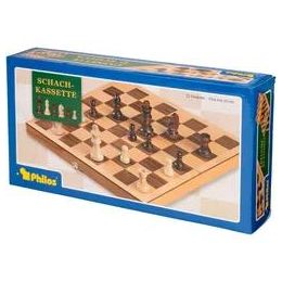 Spiel Philos "Schach mit Schachkassette", bunt, Spiele, Kinder, Made in Germany