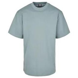 T-Shirt Urban Classics "Urban Classics Herren Tall Tee", Damen, Gr. 6XL, dusty blau, 100% Baumwolle, unifarben, oversize, Rundhals, Shirts T-Shirt