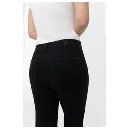 5-Pocket-Jeans WONDERJEANS "Relaxed Straight", Damen, Gr. 40, L&auml;nge 30, schwarz rinse, Denim/Jeans, Obermaterial: 87% Baumwolle, 10% Polyester, 3% Elasthan, straight fit, Jeans 5-Pocket-Jeans, Cool, modern und vielseitig zu stylen