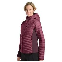 Funktionsjacke Jack Wolfskin "ROUTEBURN PRO INS JKT W", Damen, Gr. XL (46), raisin, Obermaterial: 100% Polyester. Futter:100% Polyester, Jacken Funktionsjacke