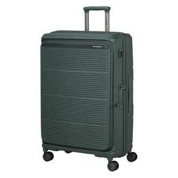 Hartschalen-Trolley Samsonite "PARALUX, verschiedene Gr&ouml;&szlig;en und Farben", Gr. B/H/T: 50cm x 75cm x 31cm 105 l, olive, Polypropylen, Koffer, mit arretierbarem und versenkbarem Druckknopf-Trolleysystem