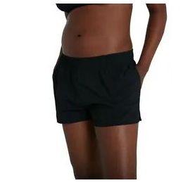 Badeshorts Speedo "Womens Essential Watershort", Damen, Gr. 36, N-Gr, schwarz, Obermaterial: 100% Polyamid, Badehosen Badeshorts, mit Ges&auml;&szlig;tasche mit Klettverschluss, mit elastischem Bund