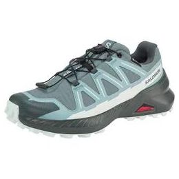 Trailrunningschuh Salomon "SPEEDCROSS PEAK GORE-TEX W", Damen, Gr. 42, trooper, tourmaline, clearly aqua, Synthetik, Textil, Schuhe, wasserdicht
