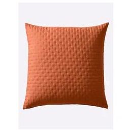 Tagesdecke Heine HOME Gr. 1, orange (terra), B:135cm L:210cm, 100% Polyester, Tagesdecken