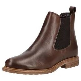 Stiefelette Tamaris "Tamaris Stiefelette Leder/Textil", Damen, Gr. 39, muscat, Leder, Textil, Schuhe Stiefelette