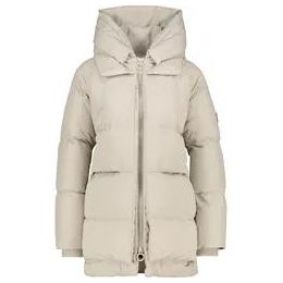 alife and kickin Winterjacke ALIFE & KICKIN "Damen LykkeAK A Steppjacke, Winterjacke, gef&uuml;tterte Jacke", Damen, Gr. M, pumice, 100% Polyester, Basic, normal Po-bedeckend, Rippb&uuml;ndchen, Jacken Winterjacke, Moderne gef&uuml;tterte Jacke mit gro&szlig;er gef&uuml;tterter Kapuze