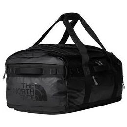Sporttasche The North Face "BASE CAMP VOYAGER DUFFEL 62L", schwarz (tnf schwarz, asphalt grau), Obermaterial: 100% Polyester, Taschen Sporttasche, mit Laptopfach, mit Au&szlig;entasche mit Rei&szlig;verschluss