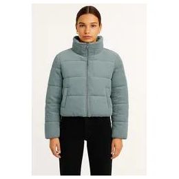 Steppjacke Only "ONLELIA CORDUROY PUFFER OTW ZL", Damen, Gr. XS, blau (abyss), Web, Obermaterial: 100% Polyester, unifarben, regular fit, Jacken Steppjacke