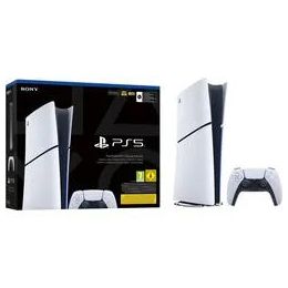 Sony PLAYSTATION 5 Spielekonsole "Digital Edition (Slim)", wei&szlig;, schwarz, B:21,6cm H:35,8cm T:9,6cm, Spielekonsolen, Topseller