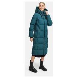 Winterjacke Marikoo "Tikoraa", Damen, Gr. L, ocean gr&uuml;n, Obermaterial: 100% Polyester; Futter: 100% Polyester; Wattierung: 100% Polyester; &Auml;rmelfutter: 100% Polyester, Jacken Winterjacke, mit extra langem Schnitt und hohem Kragen