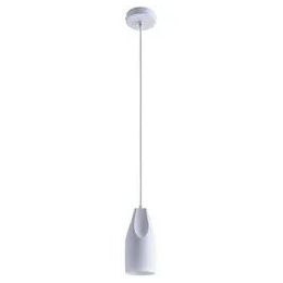 Paco Home Pendelleuchte "HURLEY I", wei&szlig;, 1, &Oslash; 12cm H: 28,5cm, Leuchten, H&auml;ngelampe Esszimmer K&uuml;chenlampe H&auml;ngend Esstischlampe Innen Gold, Pendelleuchte