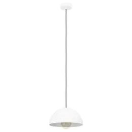 Eglo H&auml;ngeleuchte "GAETANO Pendellampe - Stahl - E27 - 1X40W - IP20", wei&szlig;, 1, &Oslash; 30cm H: 110cm, 1 Stk., Leuchten, H&auml;ngelampe, Deckenlampe, Wohnzimmer, Esszimmer, H110 x &Oslash;30 cm, H&auml;ngeleuchte