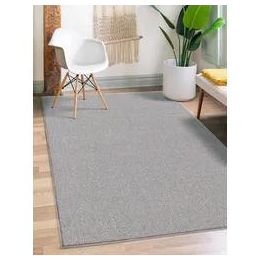Teppich the carpet "Natal", grau, B:160cm H:5mm L:230cm, Polypropylen, Teppiche, Teppich, Wohnzimmer Teppich robust Filz-R&uuml;cken