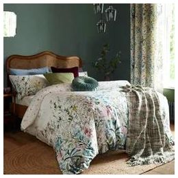 Wendebettw&auml;sche Laura Ashley "Point of Fields, aus Baumwoll-Satin", multicolor, B/L: 230cm x 220cm, 1 Stk., 2 Stk., Satin, B/L: 50cm x 75cm & 50cm x 75cm, 3 tlg., Satin, Obermaterial: 100% Baumwolle, Bettw&auml;sche, Wendebettw&auml;sche, mit floralem Muster, inkl 2 Kissenbez&uuml;ge