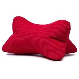 G&ouml;zze Nackenkissen G&Ouml;ZZE "Cord Lesekissen Capri", rot, B:40cm H:19cm L:25cm, Polyester, Funktionskissen