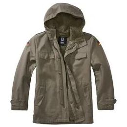 Parka BRANDIT "Brandit Herren Kids BW Parka", Herren, Gr. 146/152, olive, 100% Baumwolle, unifarben, normal, ohne Ausschnitt, Jacken Parka
