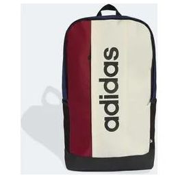 Rucksack Adidas PERFORMANCE "LINEAR COLOURBLOCKING", dunkelblau, sanftes wei&szlig;, active maroon, Rucks&auml;cke, Obermaterial: 100% Polyester, Rucksack