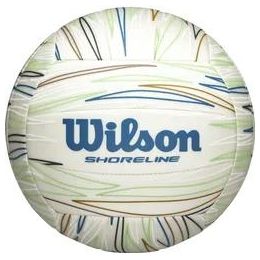 Volleyball Wilson "SHORELINE ECO VB OF", wei&szlig;, B&auml;lle, Thermoplastisches Polyurethan (TPU)