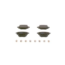 Bosch Bremsbelagsatz, Scheibenbremse 0986424988 f&uuml;r Vaughall