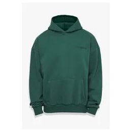 Kapuzenpullover DROPSIZE "Dropsize Herren Dropsize Heavy Oversize Embo Hoodie", Herren, Gr. M, washedgr&uuml;n, 70% Baumwolle, 30% Polyester, mehrfarbig, oversize, ohne Ausschnitt, Pullover Kapuzenpullover
