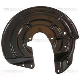 TRISCAN Spritzblech, Bremsscheibe 812538201 Hinterachse links f&uuml;r PEUGEOT