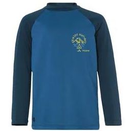 Langarmshirt Vaude "Kids Solaro LS T-Shirt III", M&auml;dchen, Gr. 122/128, blau (ultramarine), Obermaterial: 91% Polyester, 9% Elasthan, Shirts Langarmshirt, f&uuml;r Kinder, Langarm, hoher UV-Schutz, elastisches Material