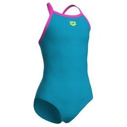 Badeanzug arena "GIRL'S arena SWIMSUIT LIGHT DROP SOLID f&uuml;r M&auml;dchen", M&auml;dchen, Gr. 164 (158), N-Gr, eyeblush, shocking pink, shocking pink, Obermaterial: 82% Polyester, 18% Elasthan, Badeanz&uuml;ge Badeanzug