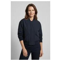 Marc O'Polo Blouson MARC O'POLO, Damen, Gr. 36, deep night blau, Web, Obermaterial: 100% Polyester, normal, B&uuml;ndchen, Jacken Blouson