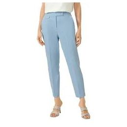 Anzughose s.Oliver BLACK LABEL, Damen, Gr. 38, N-Gr, light blau, Web, Obermaterial: 50% Polyester, 47% Baumwolle, 3% Elasthan, unifarben, slim fit kn&ouml;chelfrei, Hosen Anzughose, mit B&uuml;gelfalten