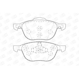 Champion Bremsbelagsatz, Scheibenbremse 573753ch f&uuml;r FORD