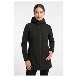 Softshelljacke Icepeak "ALBANY", Damen, Gr. 42, basic schwarz, Obermaterial: 97% Polyester, 3% Elasthan, Jacken Softshelljacke