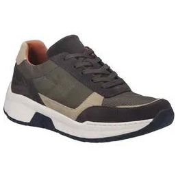 Sneaker Josef Seibel "Mitchell 05, mocca-multi", Herren, Gr. 42, braun (mocca, multi), Obermaterial: 80% Rindsleder Leather cow. 20% Textilmaterial TEXMAT., Schuhe Sneaker