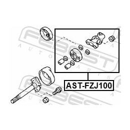 FEBEST Lenkwelle astfzj100 f&uuml;r TOYOTA
