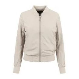 Allwetterjacke Urban Classics "Urban Classics Damen Ladies Light Bomber Jacket", Damen, Gr. XL, sand, 100% Polyester, unifarben, normal, Rundhals, Jacken
