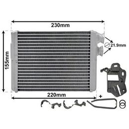 Van Wezel W&auml;rmetauscher, Innenraumheizung 40016700 f&uuml;r Citro&euml;n/Peugeot