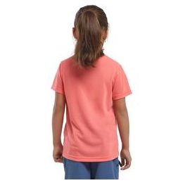 T-Shirt Jack Wolfskin "HIKING GRAPHIC T KIDS", Jungen, Gr. 140, print, sunsetcoral, Obermaterial: 100% POLYESTER, Shirts T-Shirt