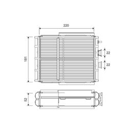 Valeo W&auml;rmetauscher, Innenraumheizung 811656 f&uuml;r Volvo POLESTAR