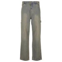 Bequeme Jeans Karl Kani "Karl Kani Herren KK OG Baggy Workwear Denim", Herren, Gr. 38, Normalgr&ouml;&szlig;en, vintageblau, 100% Baumwolle, Jeans